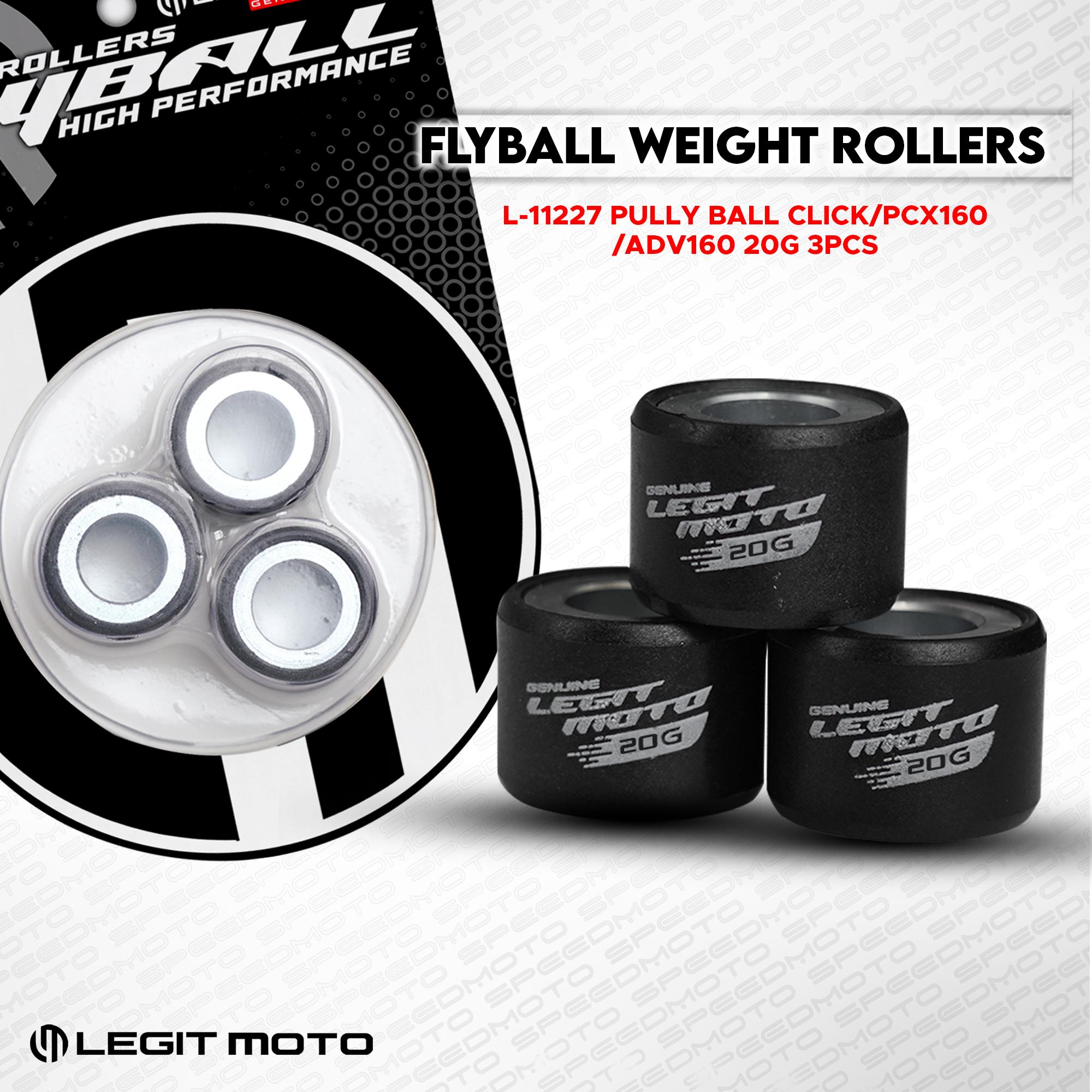 LEGITMOTO GENUINE HONDA CLICK, PCX 160, ADV 160 FLYBALL ROLLER WEIGHT ...