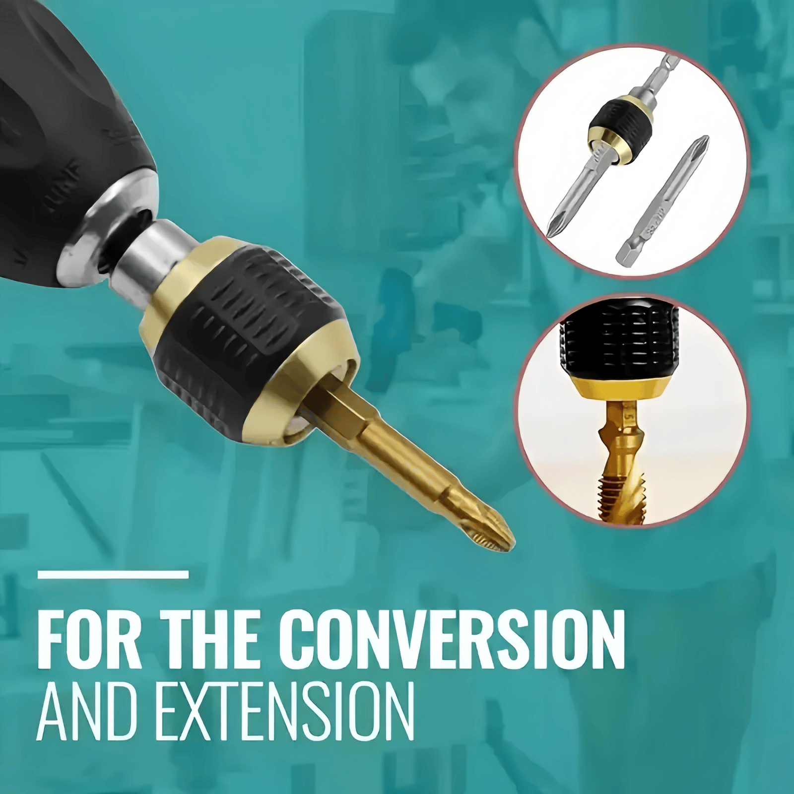 1pcs Screw Drill,Quick Change Lock,Magnetic Drill Bit Extender,Drill ...