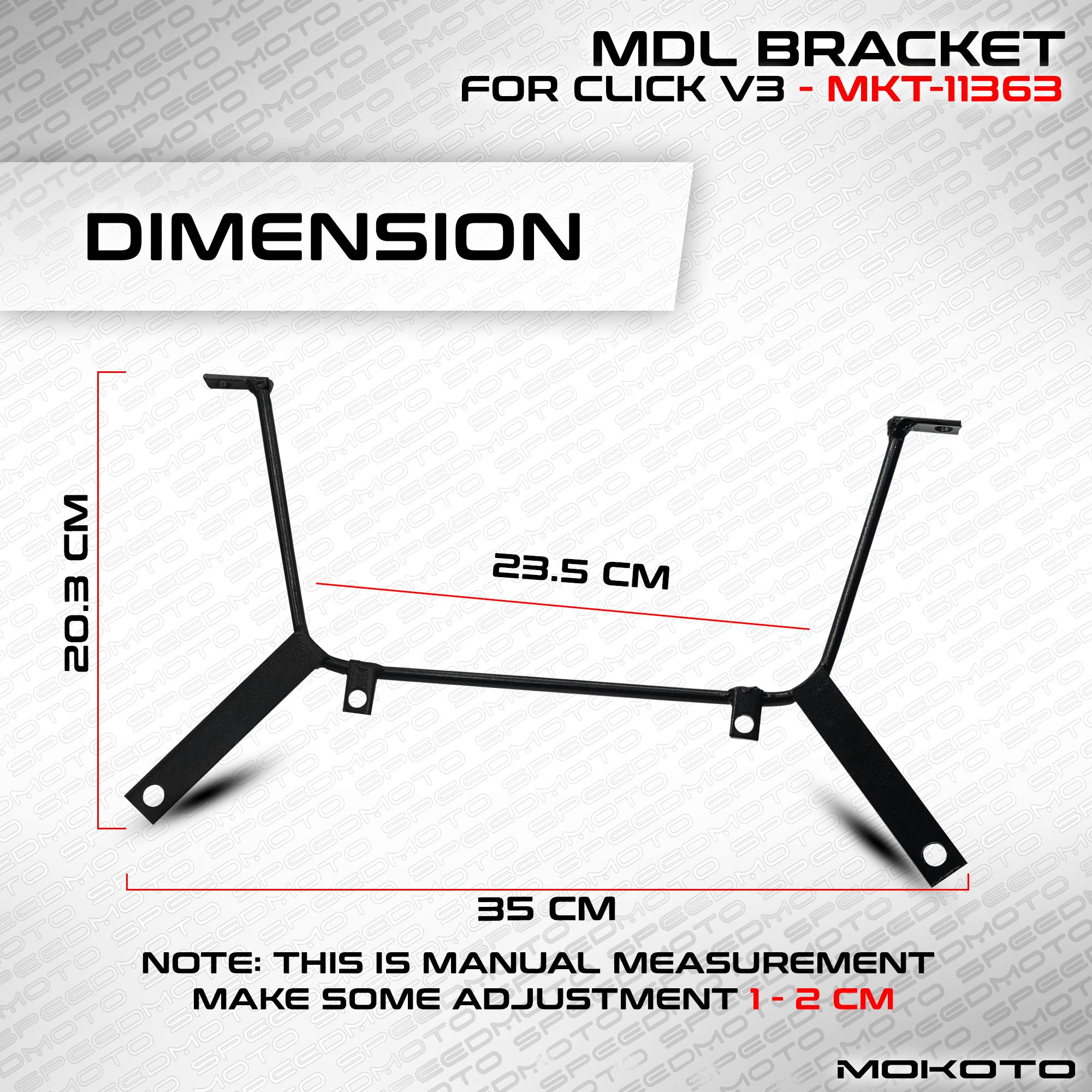 MOKOTO HONDA CLICK V3 LED BRACKET MKT-11363 MINI DRIVING LIGHT MOUNTING ...