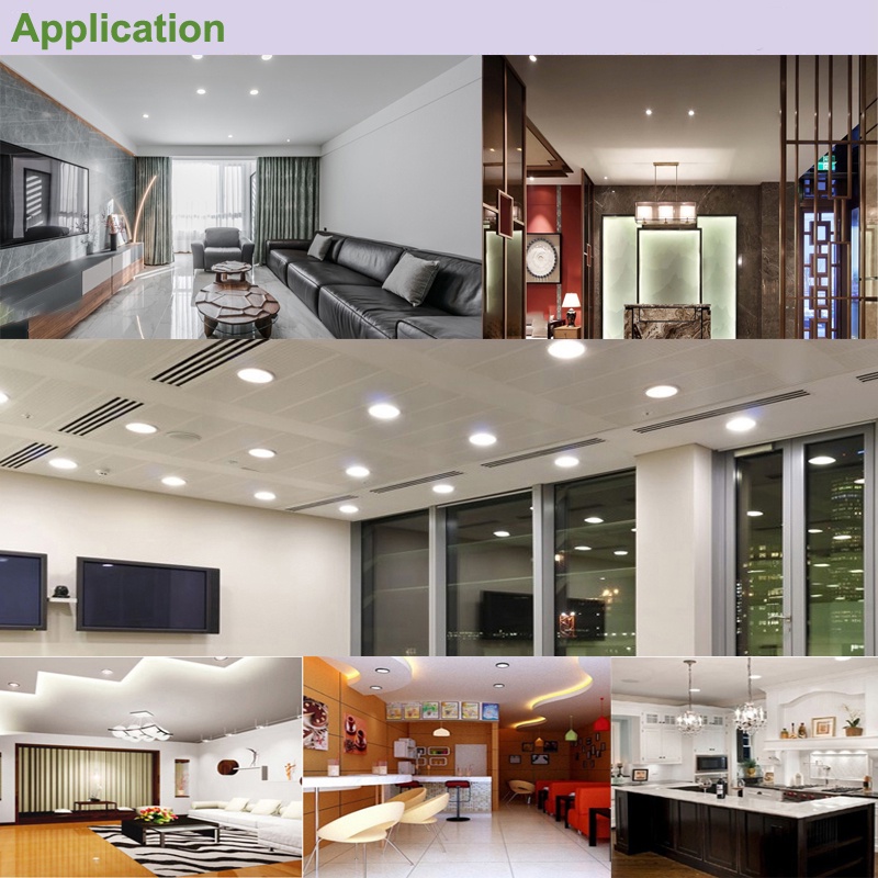 LED pin Light ceiling light Recessed Downlight Square Round Panel light ...