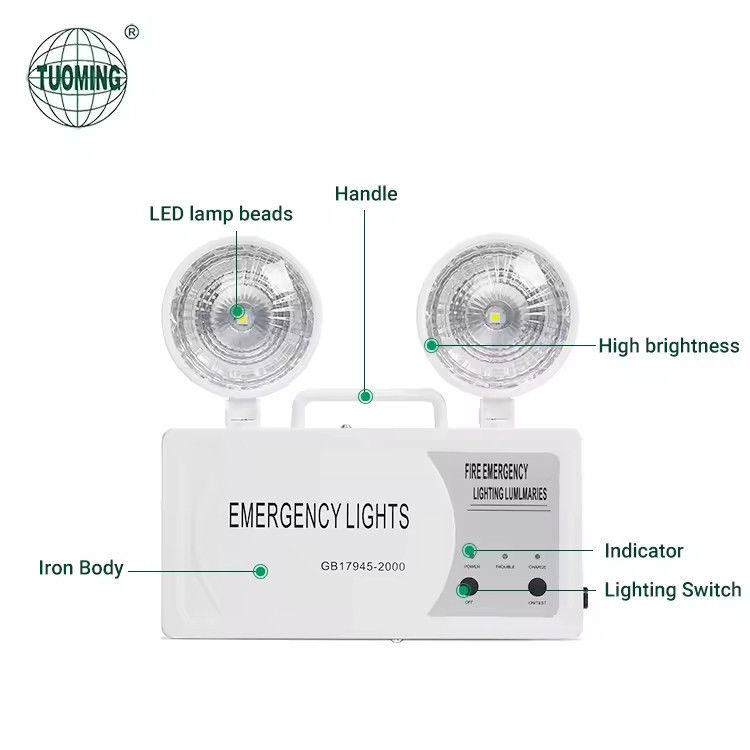 100000mAh Emergency Light LED light Twinhead Rechargeable Emergency ...