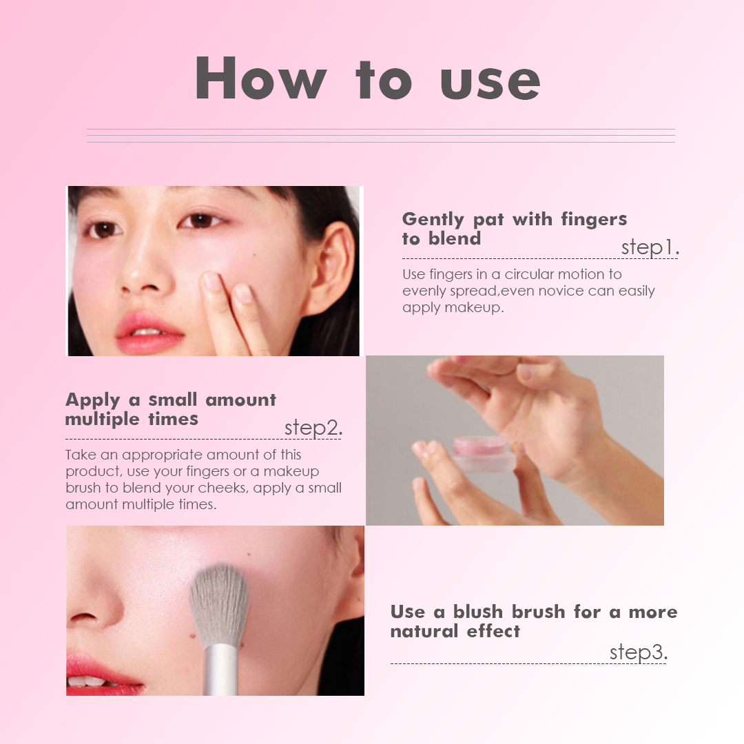 Shawill Makeup Blush Mud Matte Natural Gloss 5 Colors Blush Cream ...