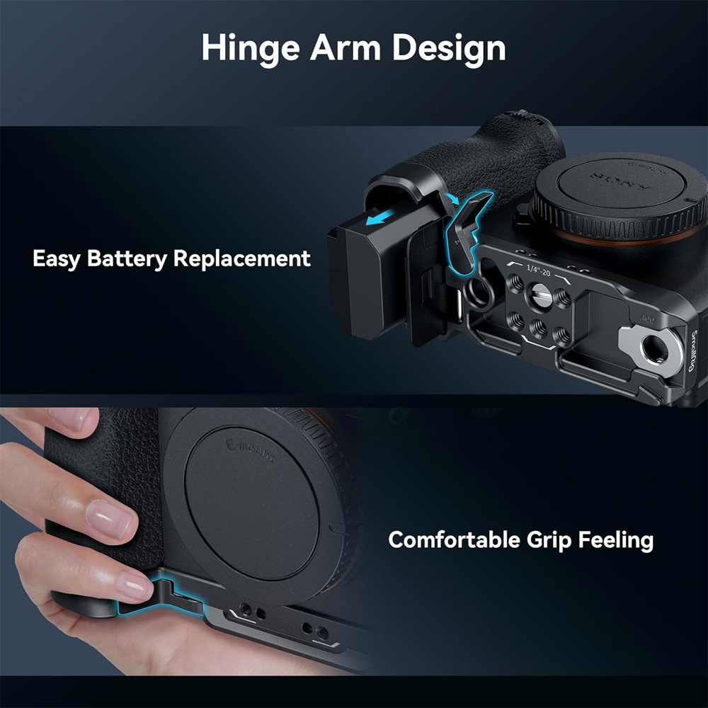 SmallRig Arca-Type Baseplate for Sony a7C II & a7CR Cameras with Full ...