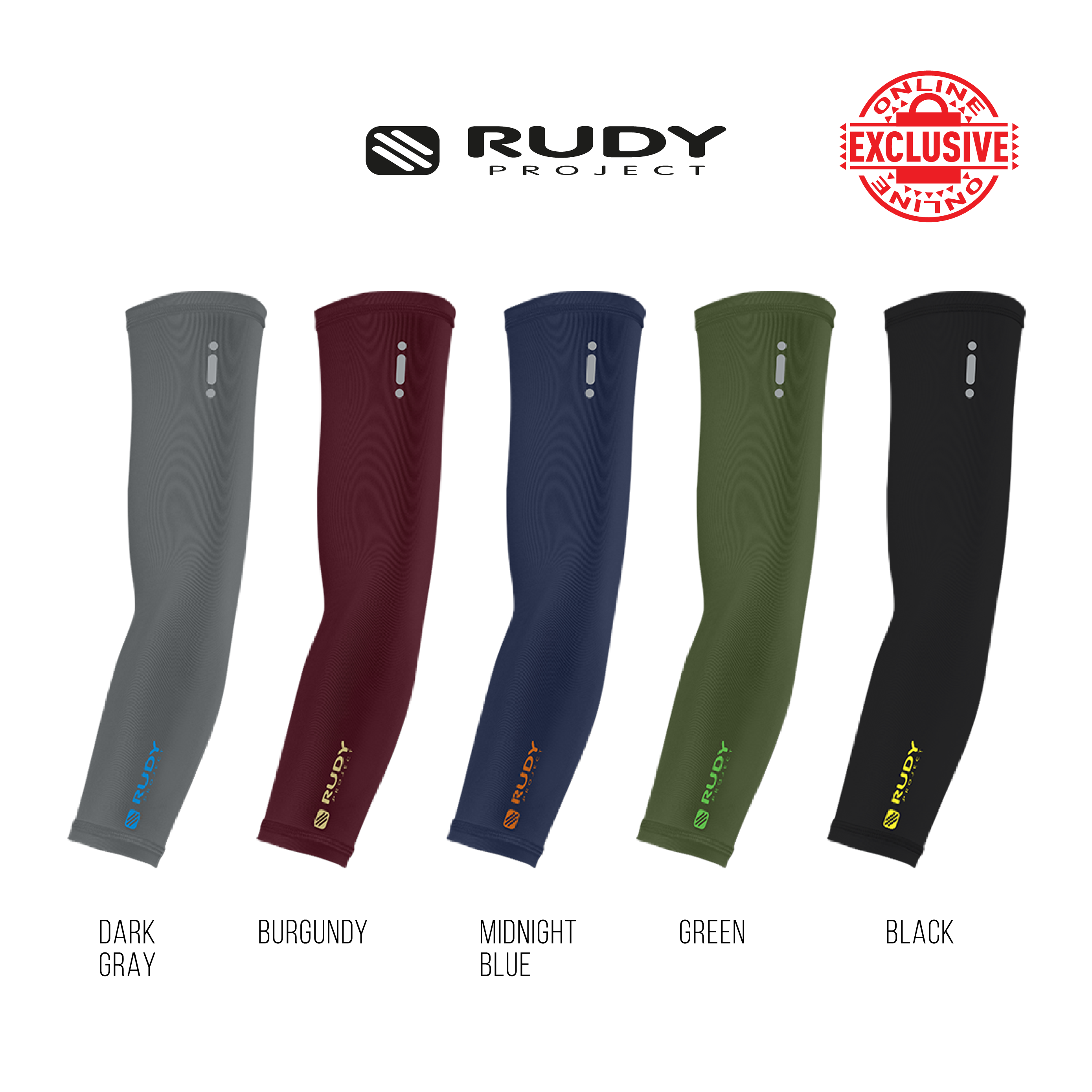 Rudy Project Arm Sleeves – Black | UV Protection | Performance Arm ...