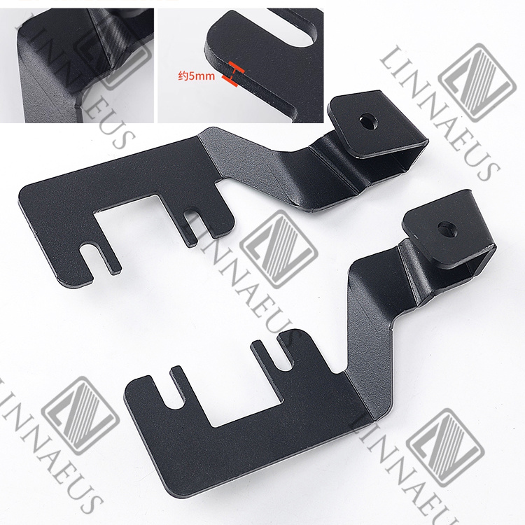 Ford Ranger Hood Ditch LED Light Pod Mount bracket Low Profile Mount ...