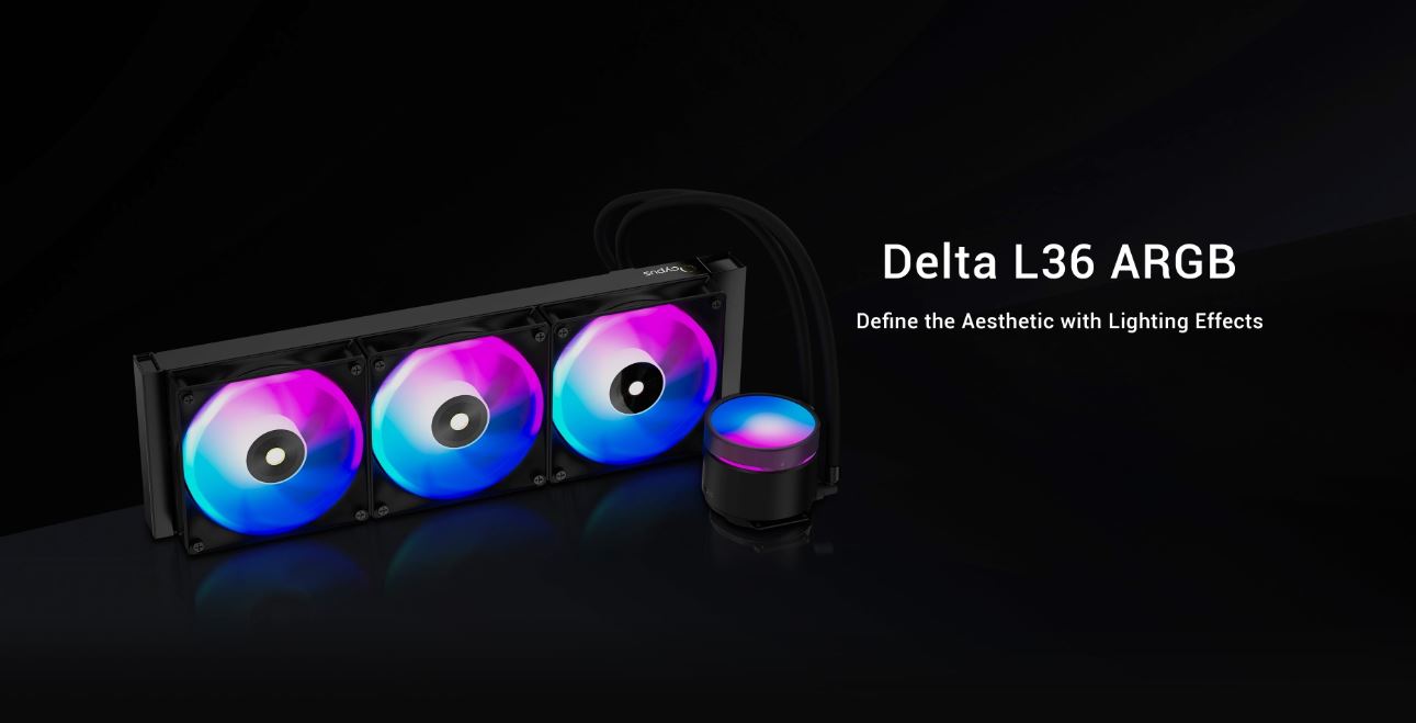 Ocypus CPU Cooler Fan Delta L36 ARGB High-Performance Hydraulic Bearing ...