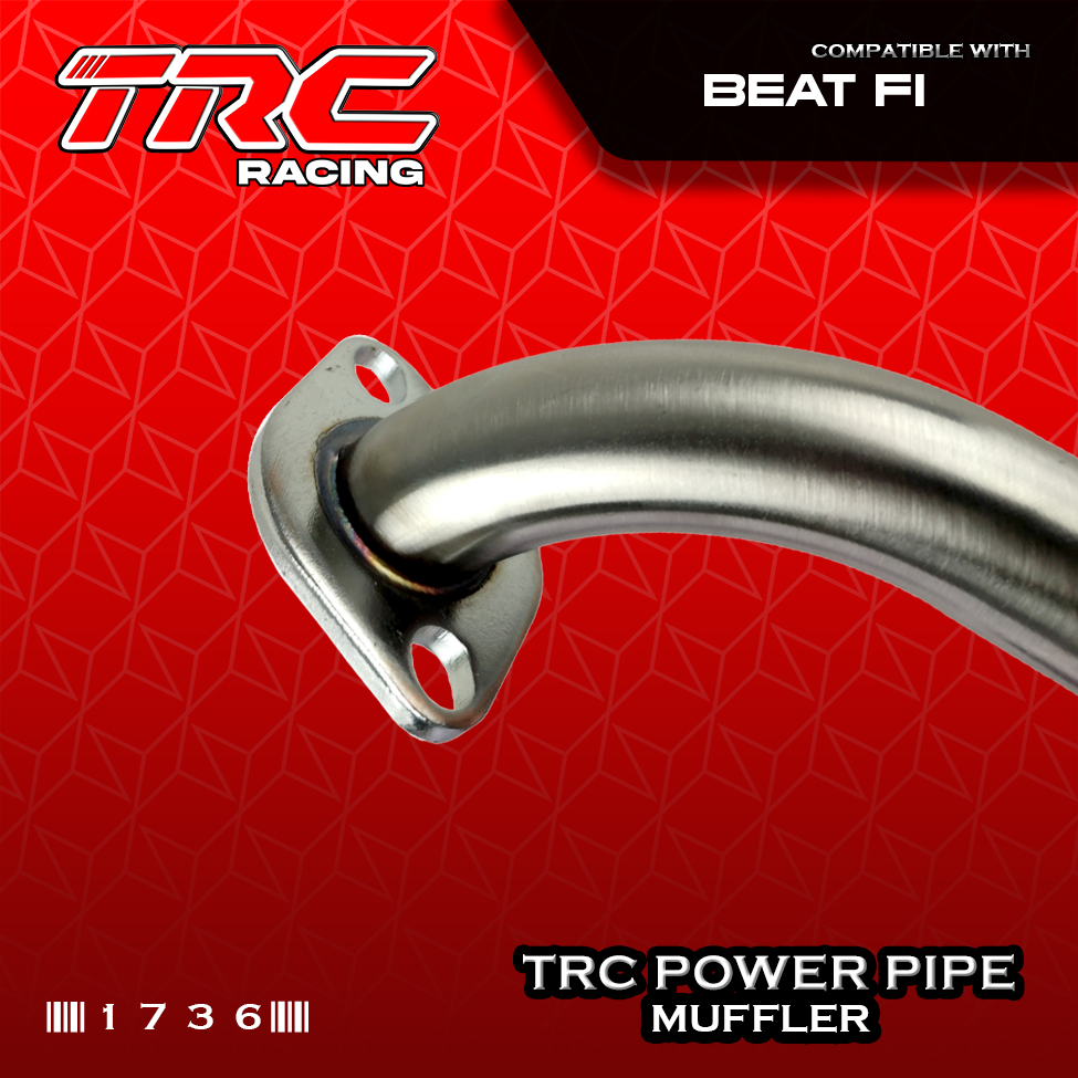 TRC Racing Power Pipe Muffler Exhaust for Beat FI V2 1736 | Shopee ...