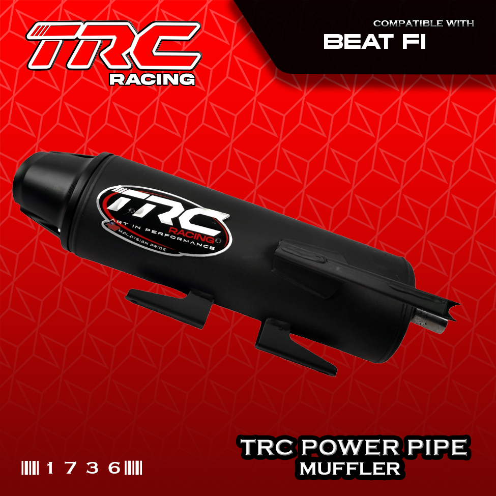 TRC Racing Power Pipe Muffler Exhaust for Beat FI V2 1736 | Shopee ...