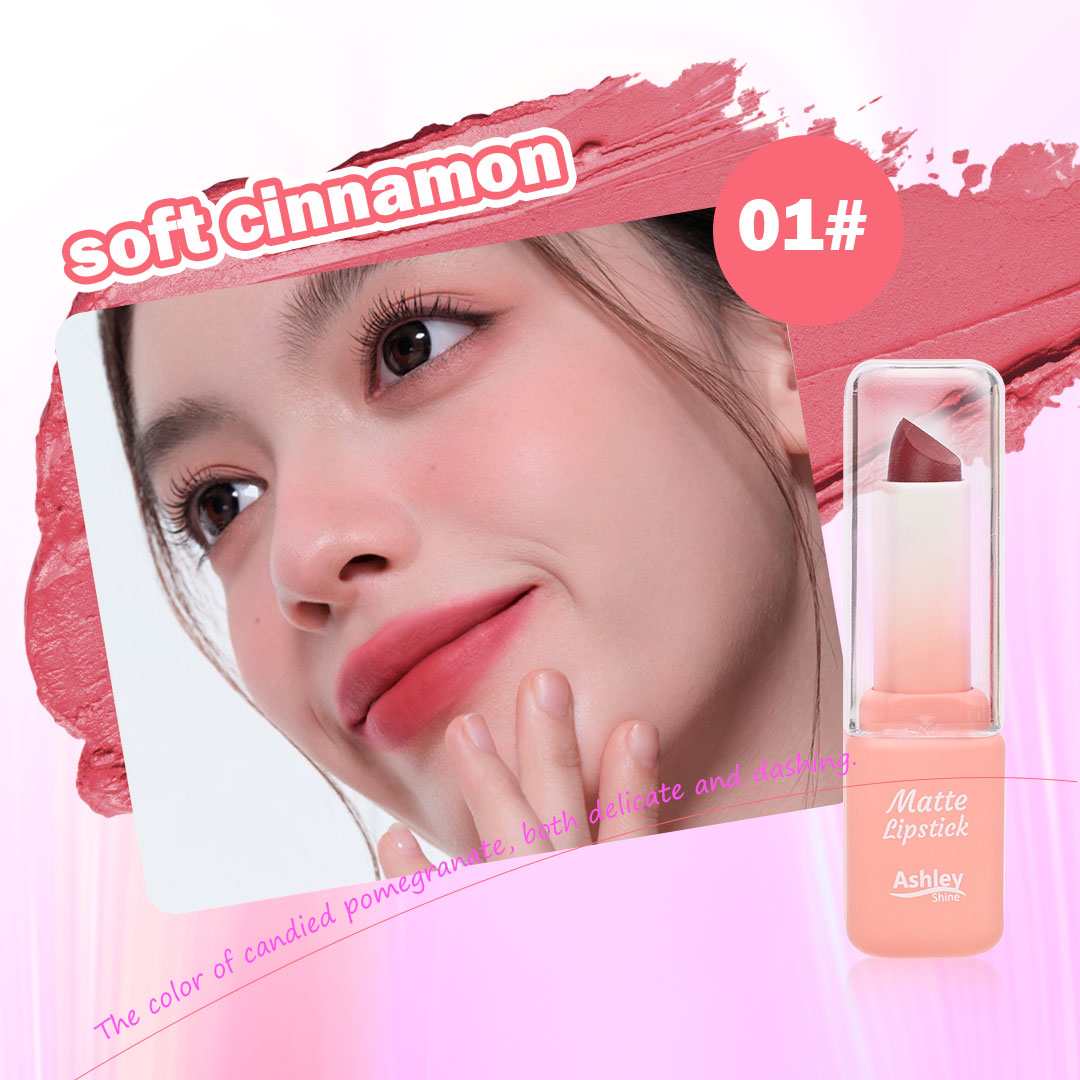 Ashley Shine Matte Lipstick High Pigmented 24H Long Lasting Lip ...