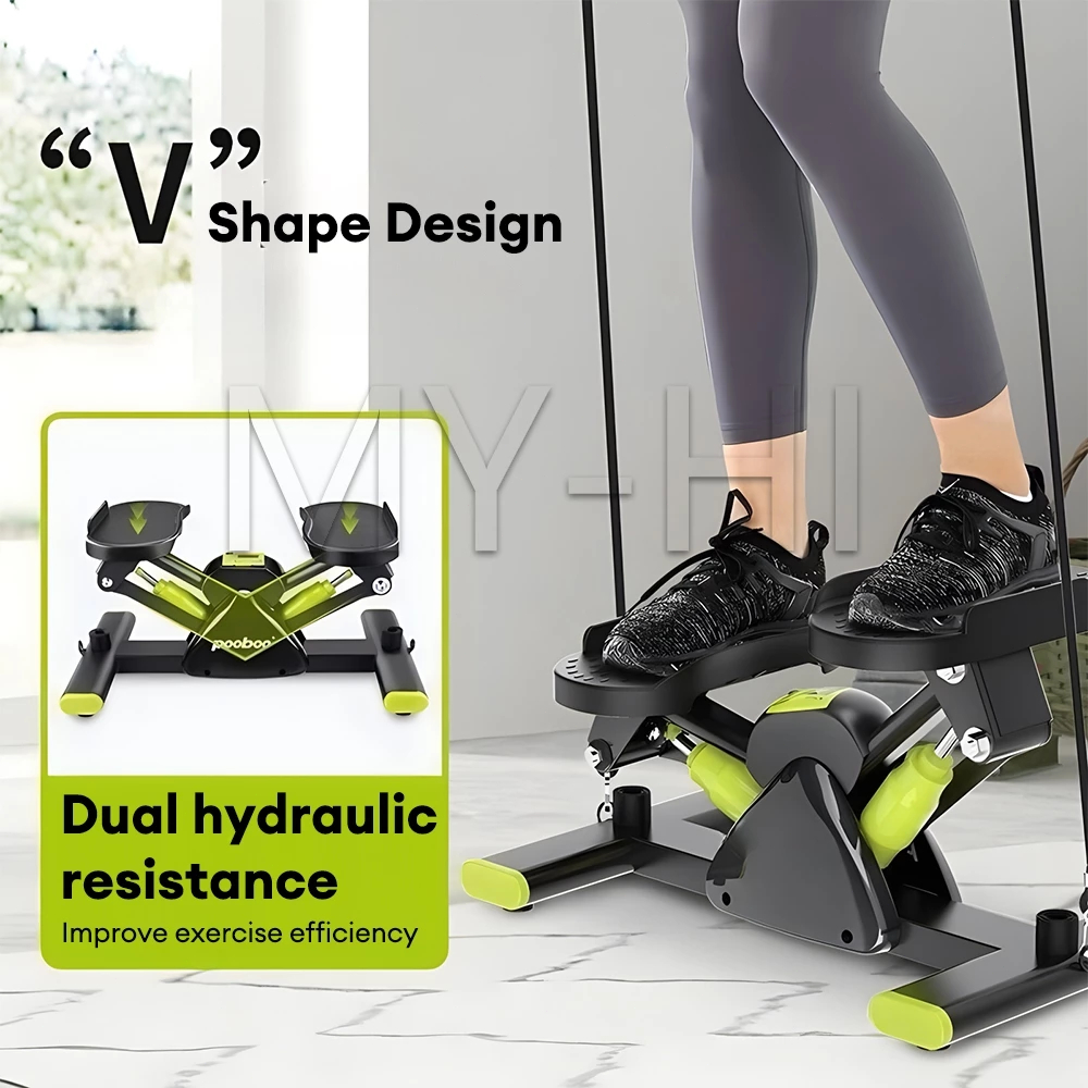 Side Stepper V-Shape Portable Mini Stepper Exercise Equipment At Home Walker Glider Outdoor ...