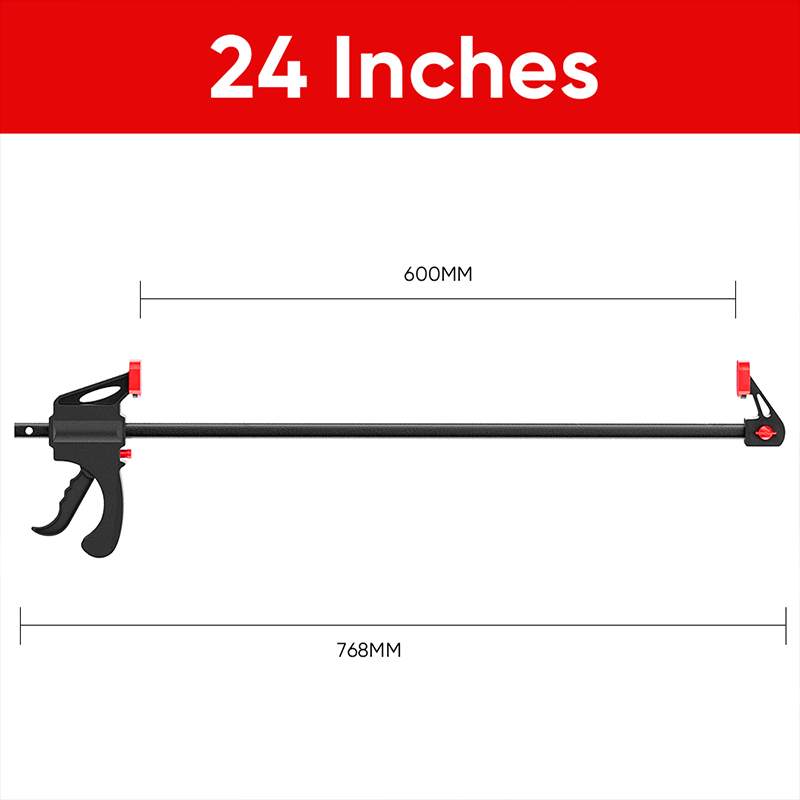 Mitsushi Quick Ratchet Bar Clamp 4/6/8/10/12/14/18/24" Quick Clamps F ...