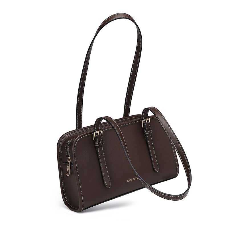 【High-End Mumu】M363 Quality Leather Square Kili Kili Bag Compact Simple ...