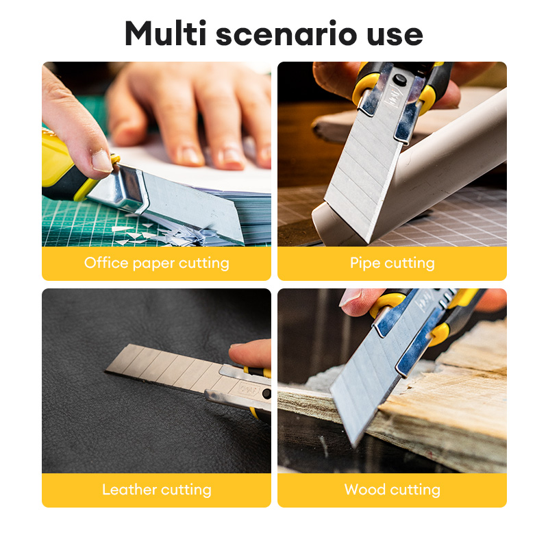 Deli Tool 18mm SK4 Utility Knife Heavy Duty Retractable Utility Cutter ...