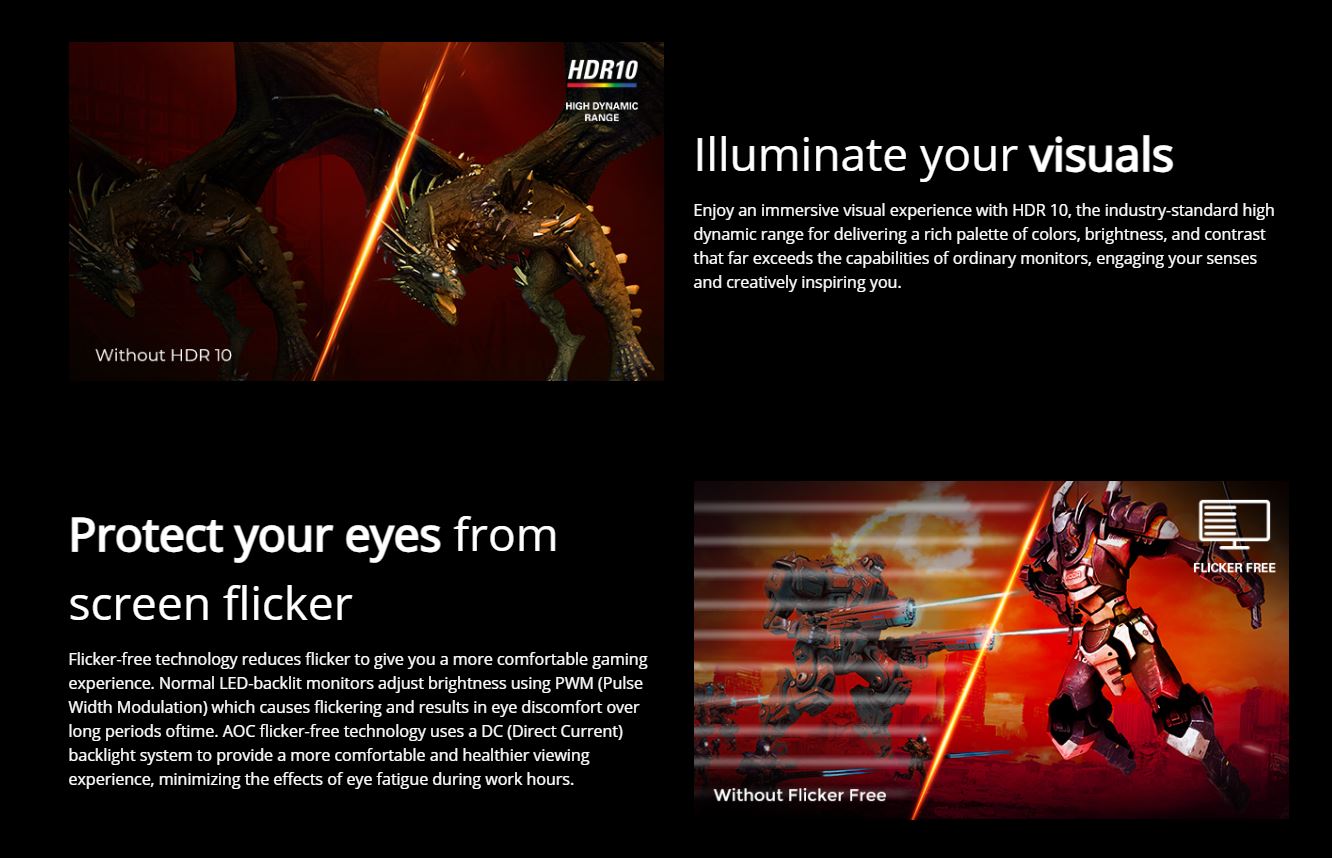 Itw | AOC Gaming Monitor 27G42E 27" 1920x1080 FHD / 180Hz / IPS / 0.5ms ...