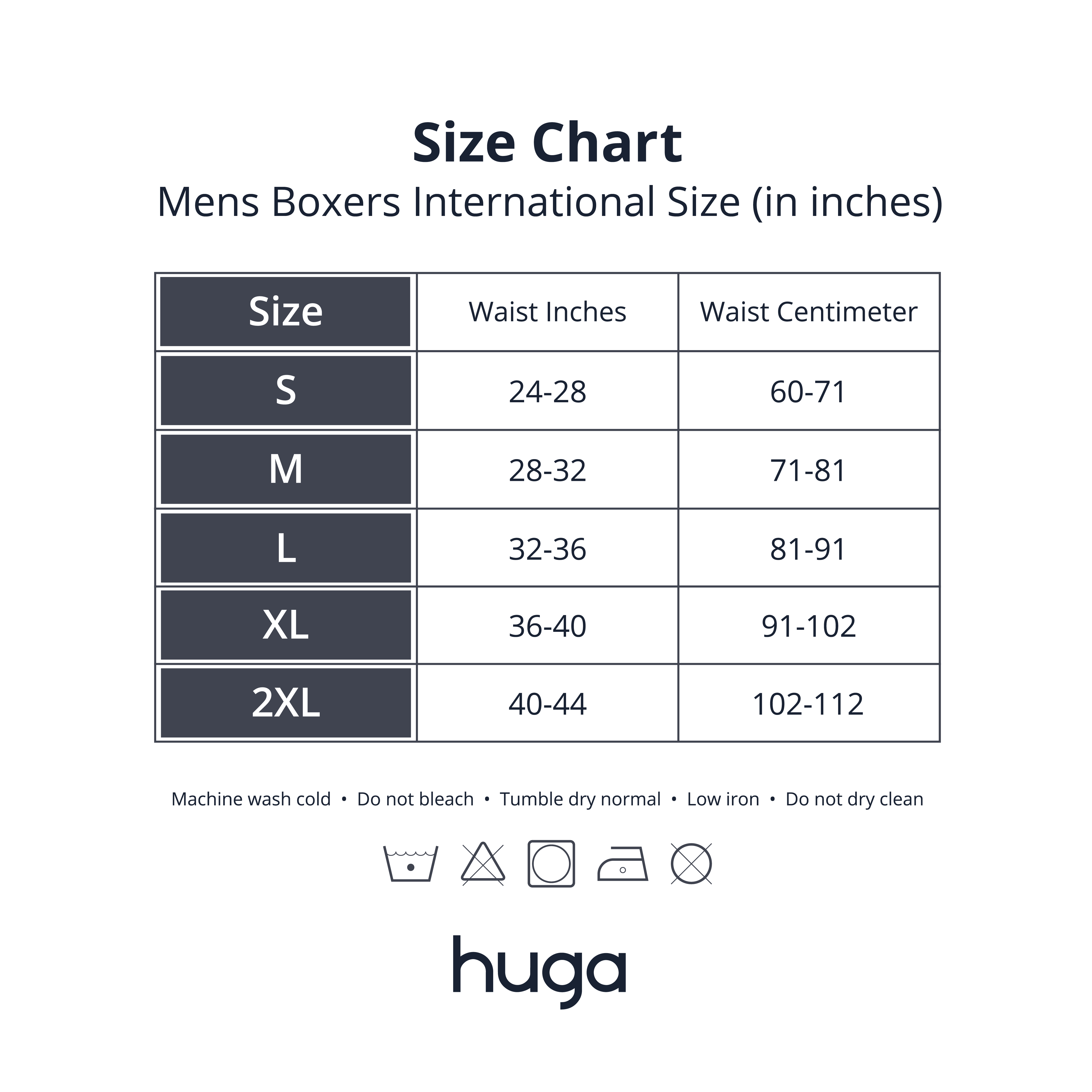 Huga Underwears Comfort Series Single Pack Boxer Briefs for Men S-2XL ...