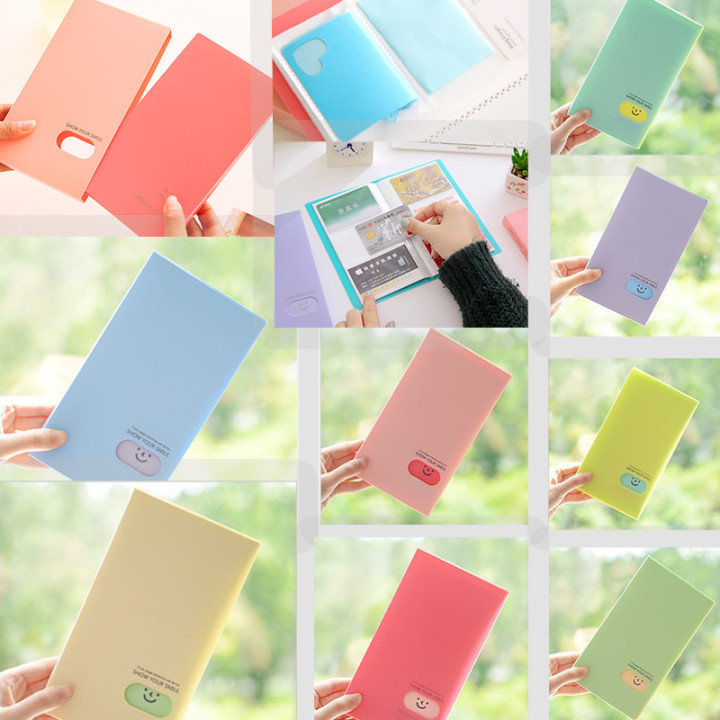 120 / 240 pocket capacity Lomo card holder photocard binder card stock ...