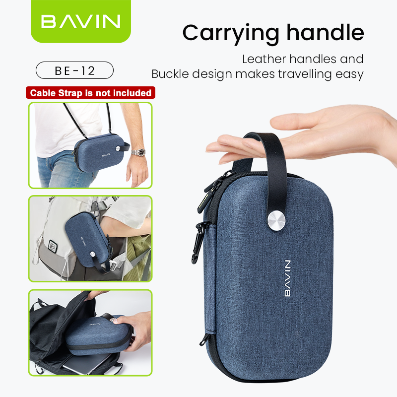 BAVIN BE12 Multi-Functional Storage Sleeve Bag Travel Organizer EVA ...