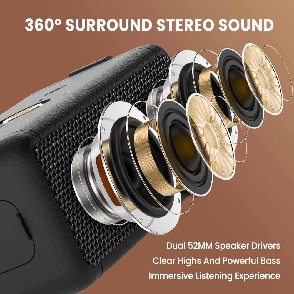 Orashare BS19 Plus 20W Bluetooth Speaker Super Bass TWS Stereo Wireless ...