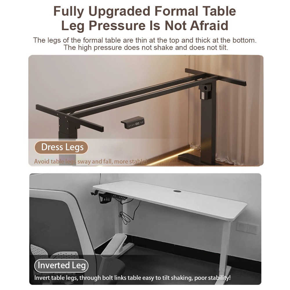 LENOBLE 160CM Height Adjustable Ergonomic Desk Automatic lifting table ...