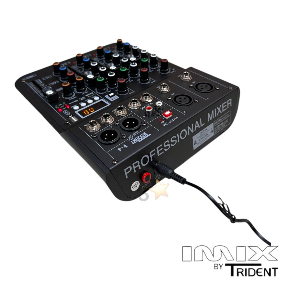 Trident F4 4 channel Mini Mixer Interface Paths | Shopee Philippines