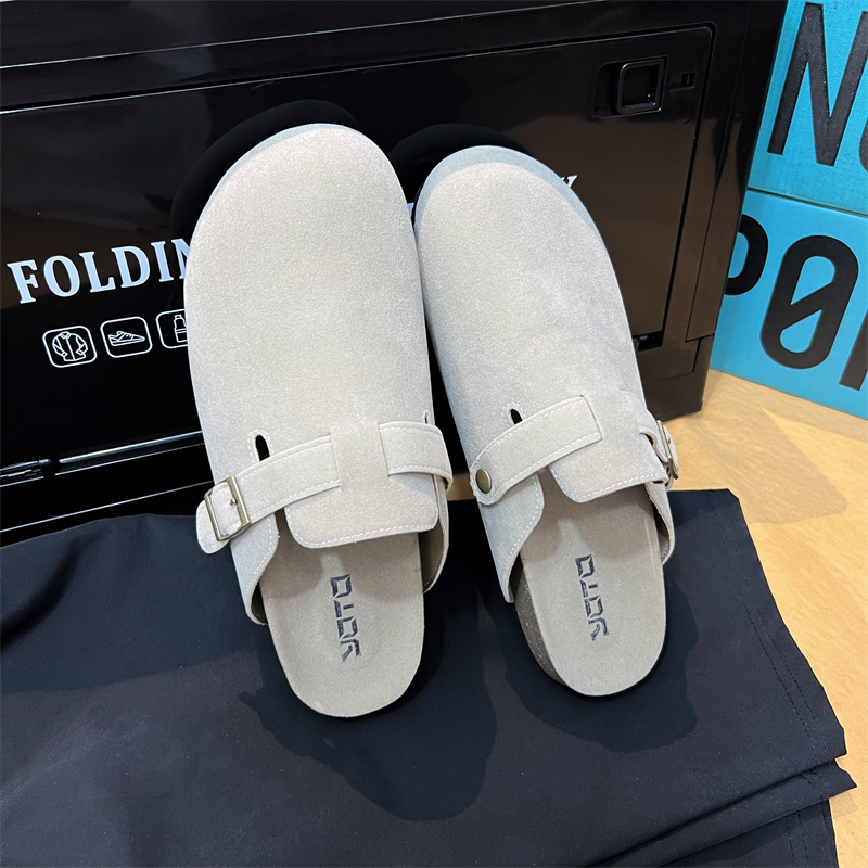 YOTO Soft Footbed Clogs Flat Sandals For Women Men Casual Buckle Baotou ...