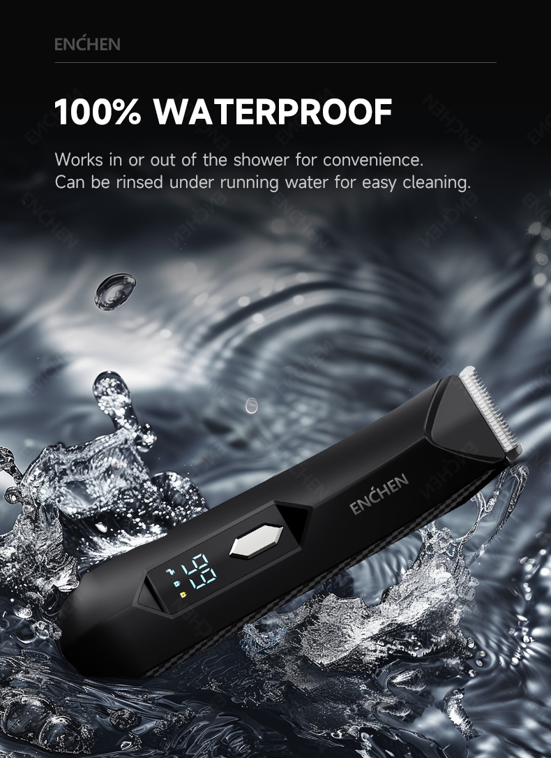 ENCHEN Body Hair Trimmer Spark 2 Electric Groin Trimmer Wet/Dry Groomer ...