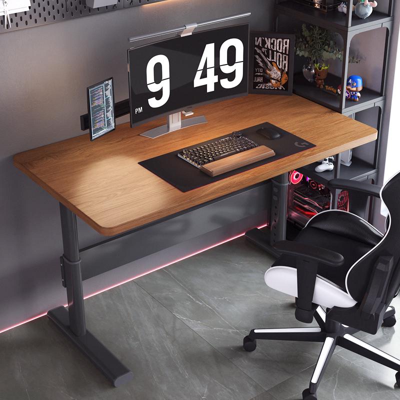 Snap-in Liftable Desk Office Table Wooden Computer Table Simple Desktop ...