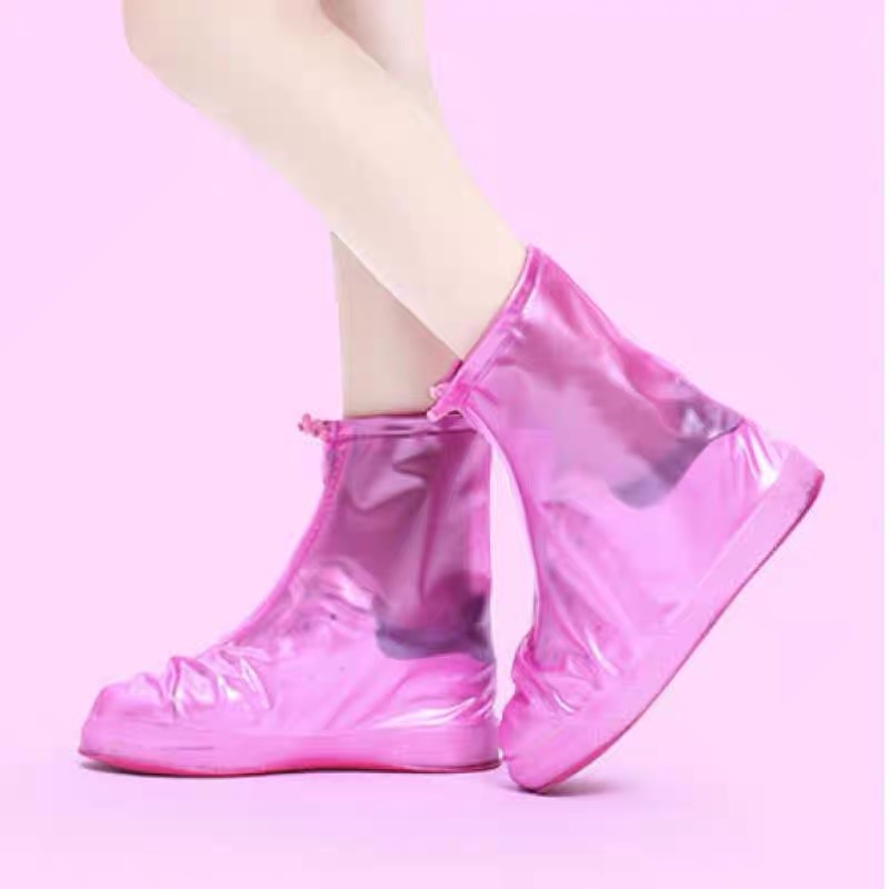 PVC Waterproof Shoe Cover Rainy Season Muddy Road Splash-proof Shoe ...