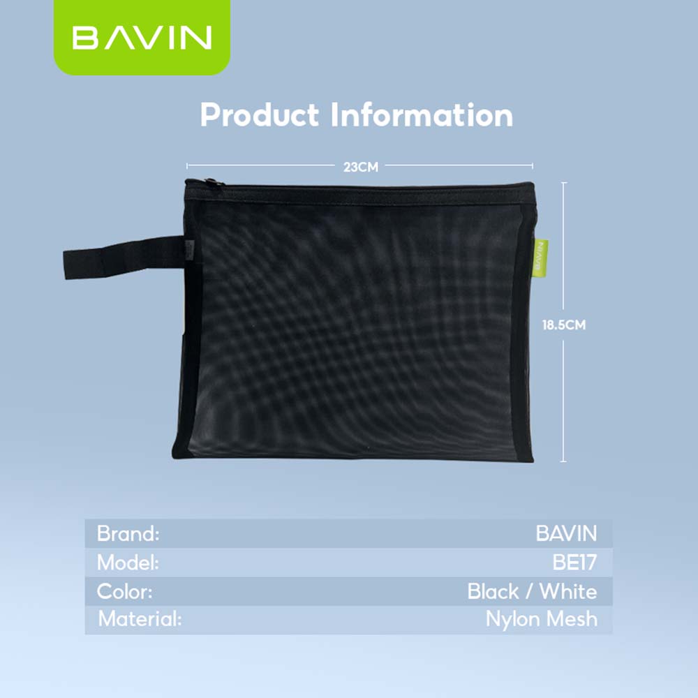 BAVIN BE17 Multi-functional Nylon Mesh Pouch Organizer Portable ...