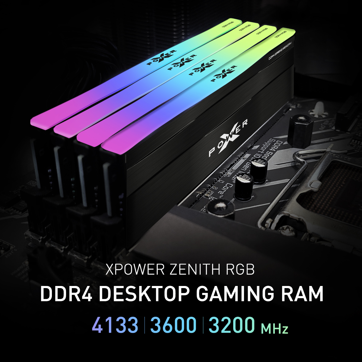 Silicon Power DDR4 PC RAM Gaming RGB XPOWER Zenith 16GB/32GB 3200MHz ...
