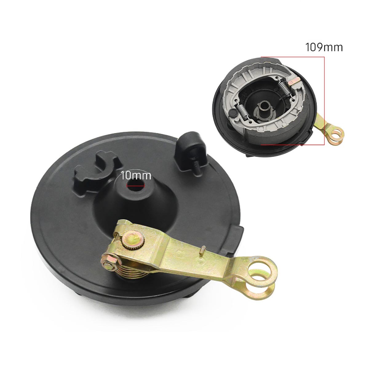 ebike front brake block assembly, for romai mini cruz, nwow erv, kenwie ...