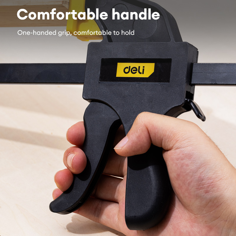 Deli 6/12/18/24/36 Inches Quick Clamp Squeeze Wood Working Bar Clamp ...
