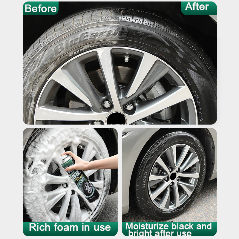 Tire Foam Cleaner Car Tire Black Retreading Maintenance Motor Tire ...