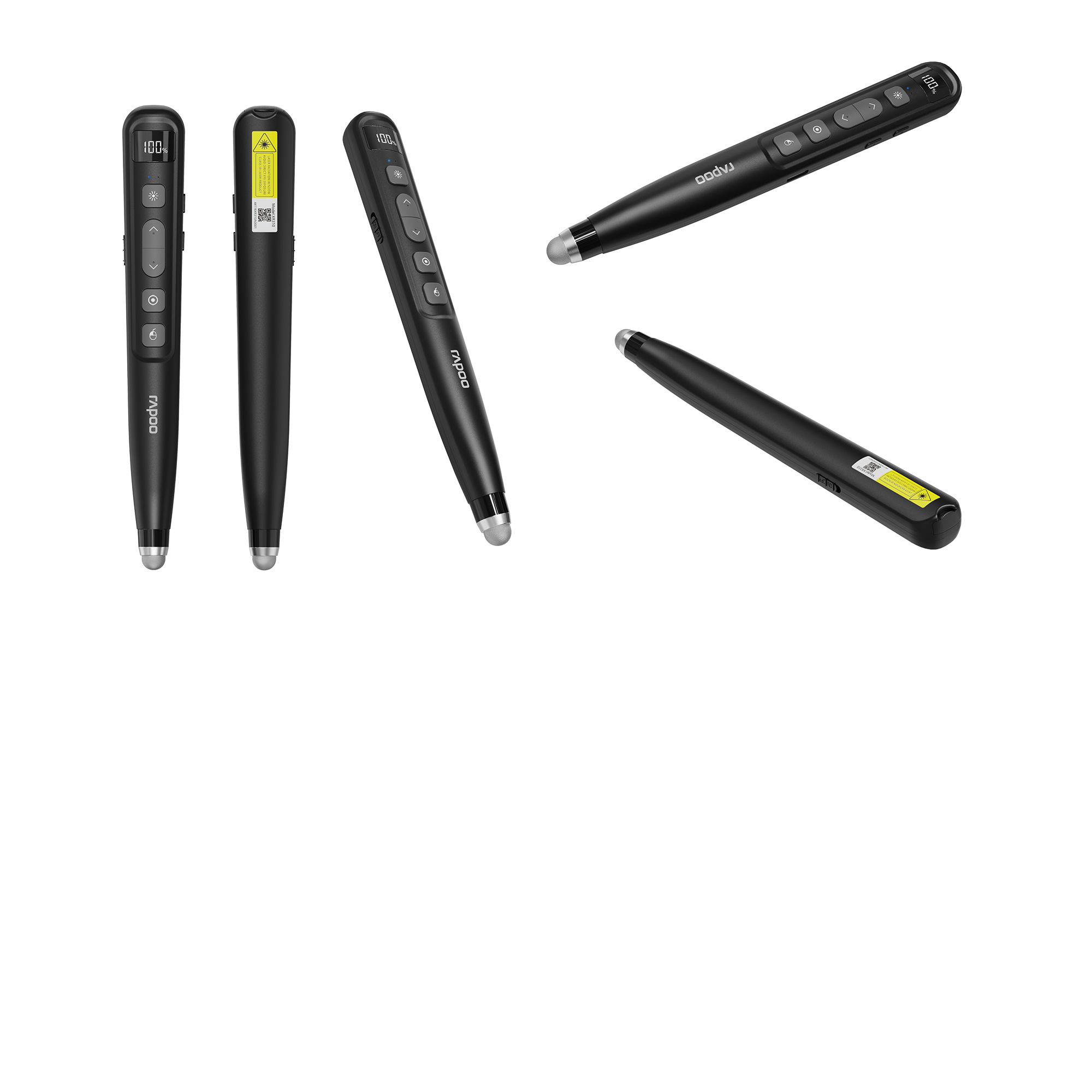 Rapoo XR310 Wireless Presenter Spotlight Presentation Pen Built-in ...