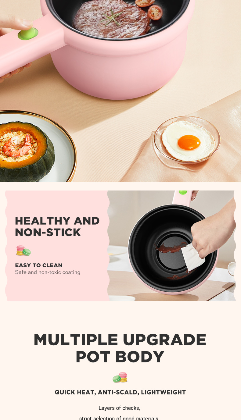 Dreepor Multifunctional Electric Cooker Cooking Pot Household Mini Rice ...