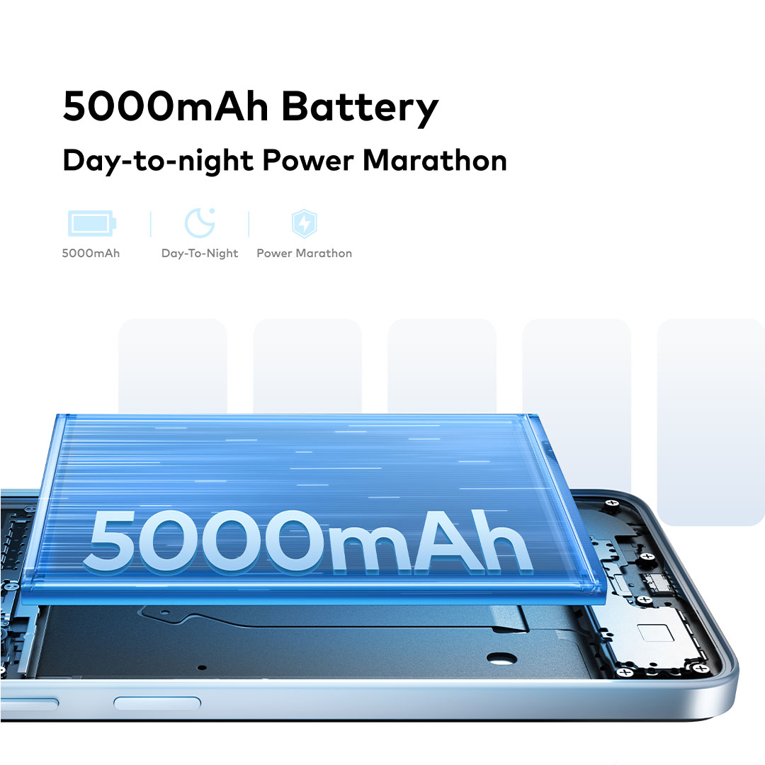 itel P55 RAM 24GB(8+16GB) + ROM 256GB | 90HZ Refresh | 50MP Dual Camera | 5000mAh 18W | NFC ...