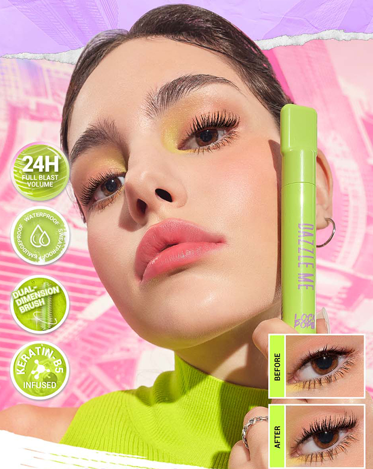 DAZZLE ME Lock & Pop! VoluMAX-ing Mascara | Volumizing Mascara Water ...