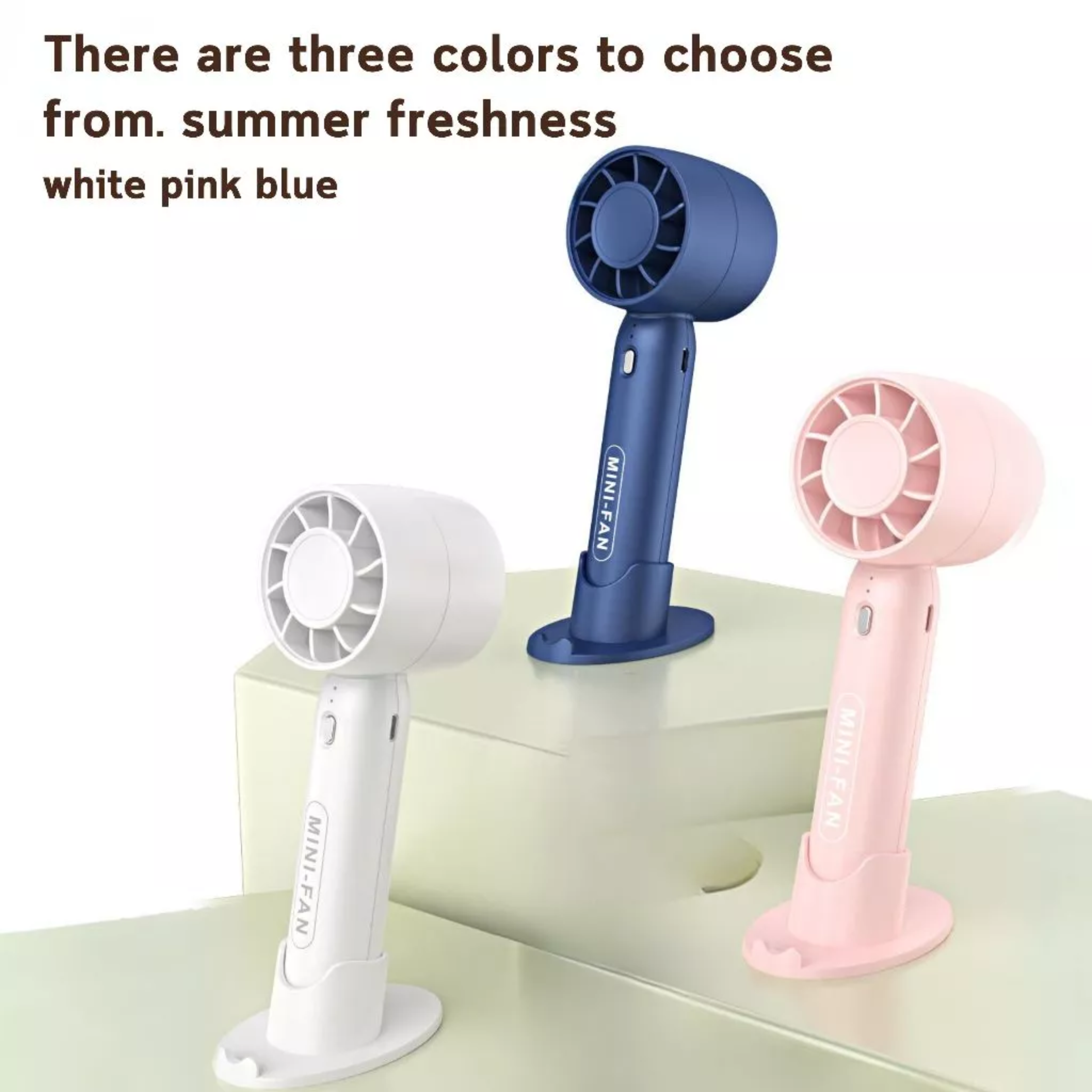 T10 Portable Mini Fan USB Rechargeable Turbo Fan Adjustable Cooling Fan ...