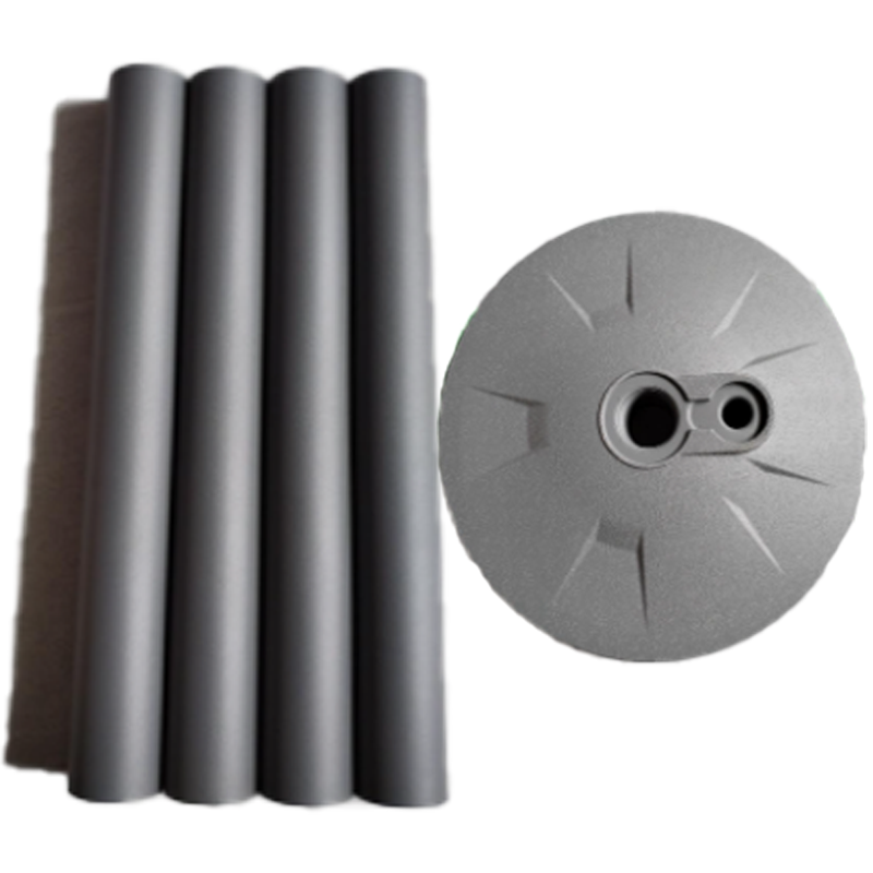 UFO solar street light pole L shape pole 3m pole with base | Shopee ...