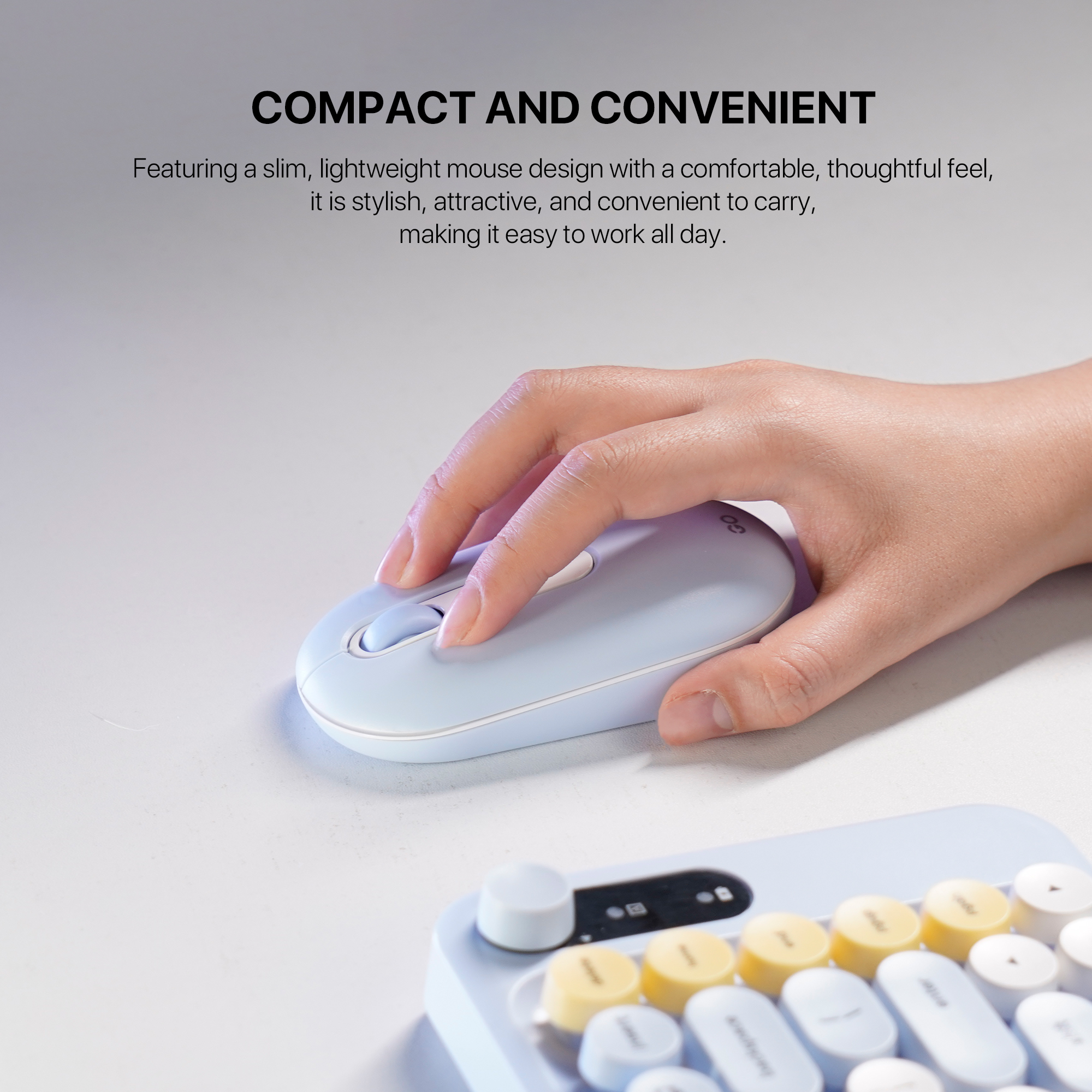 Fantech Go Mochi 85 WK898 Multi-device Compact Combo Wireless Keyboard ...