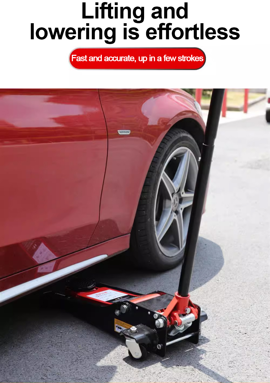 3 Ton Heavy Duty Hydraulic Floor Trolley Jack Low Profile Quick Lift ...
