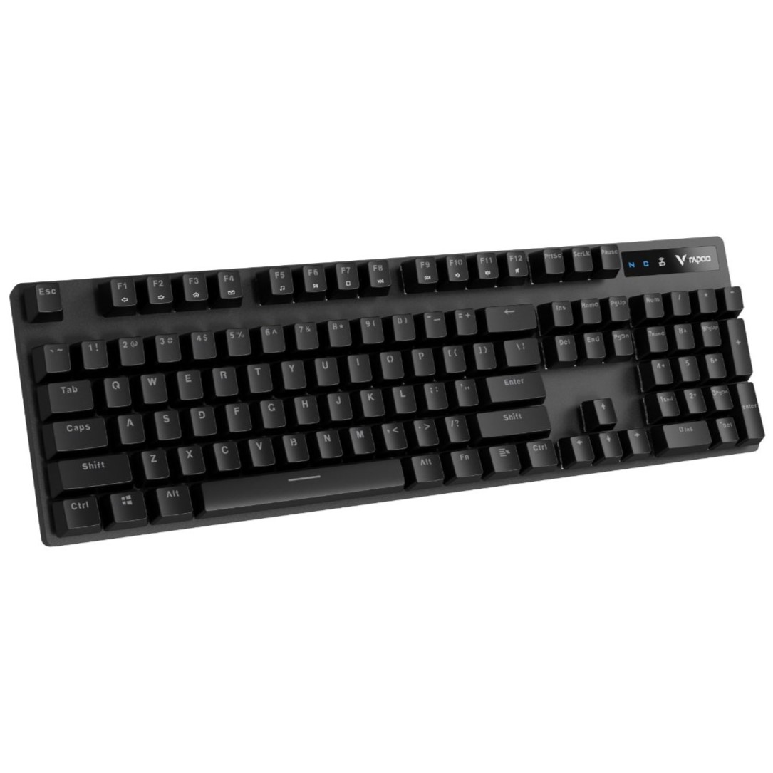 Rapoo V500PRO Wired/Wireless Mechanical Keyboard Blue Switch Edition 2 ...