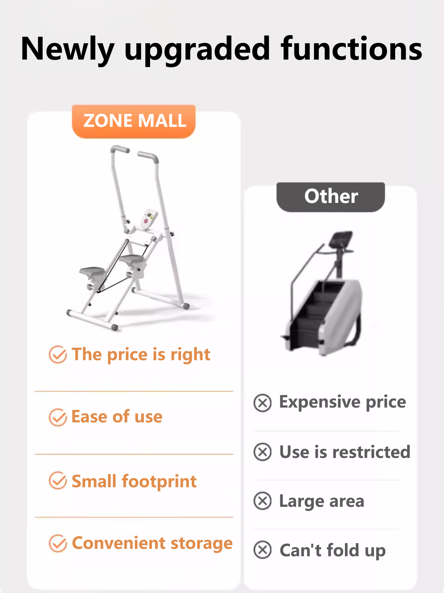 Stair Machine Climbing Stepper Foldable Master Climber Stepper Cardio ...