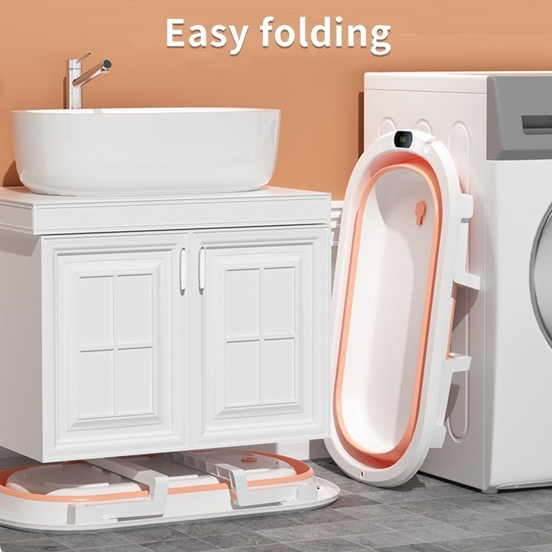 Baby Bath tub Foldable Bathtub For Kids 0-6 Years Newborn Non-Slip Bath ...
