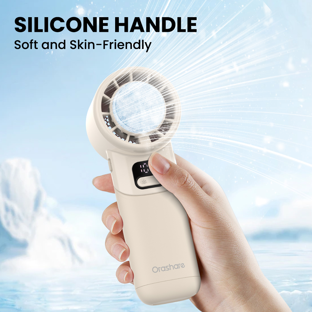 Orashare HF13C High Speed Foldable Portable Fan 4000mAh With ...