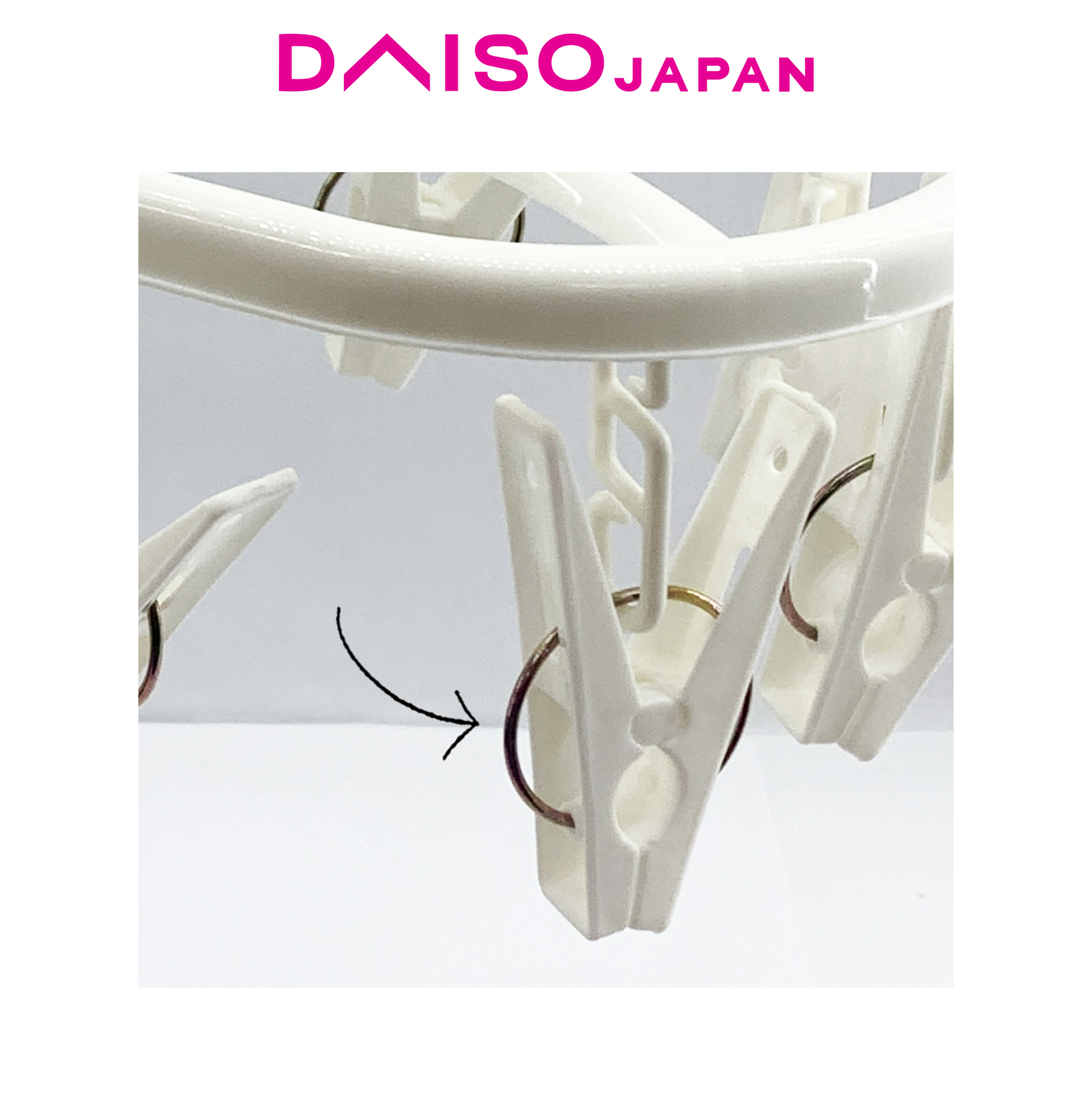 Daiso Antibacterial Washing Hanger (8 pinches) | Shopee Philippines
