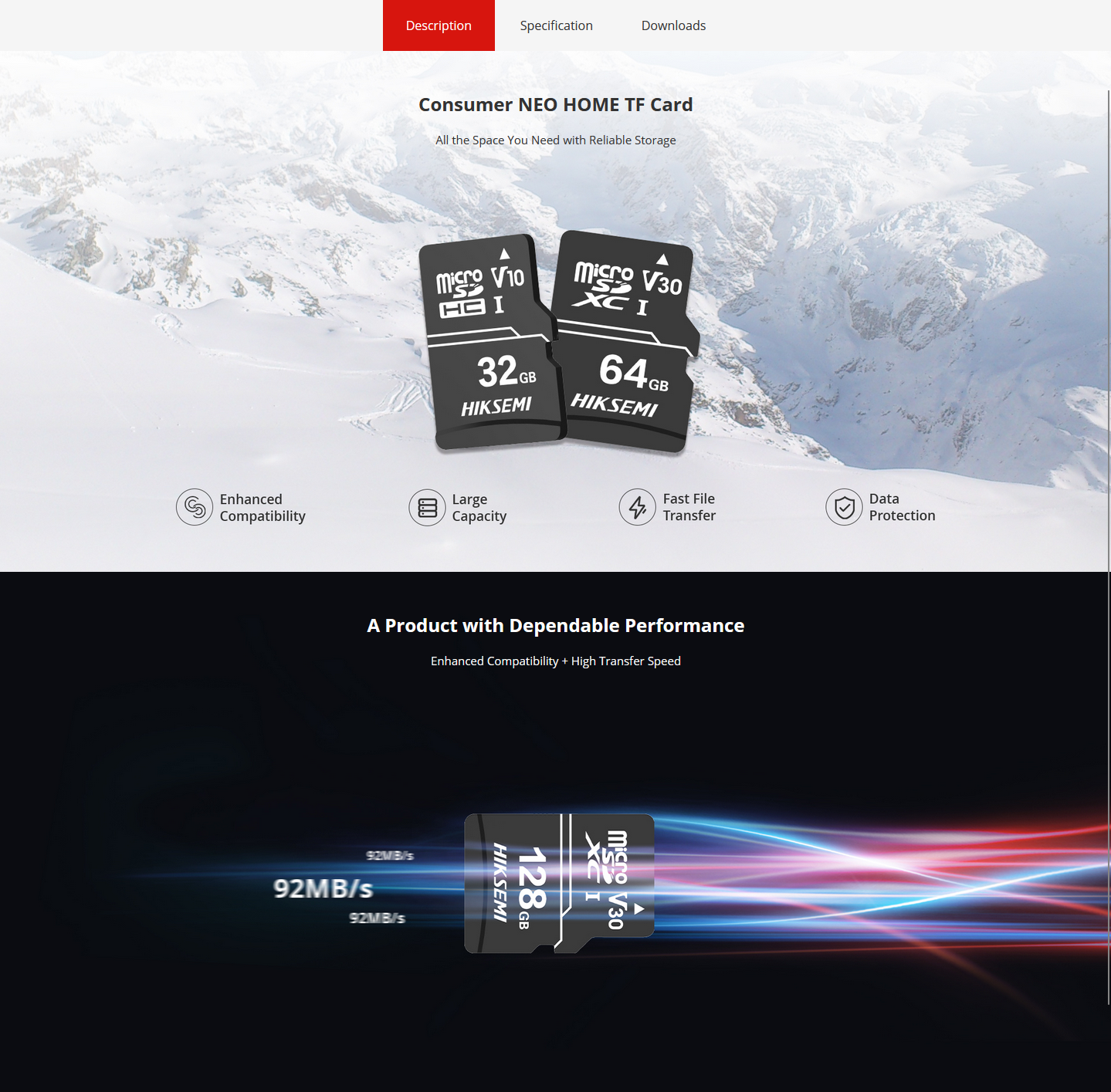 Hiksemi / Hikvision 32GB 64GB 128GB 256GB Neo Home D1 Surveillance High ...