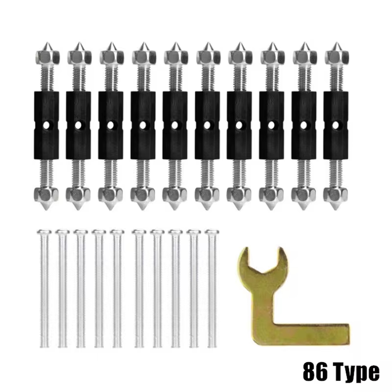 10Pcs 86 Type Switch Socket Cassette Screws Support Rod Wall Mount ...