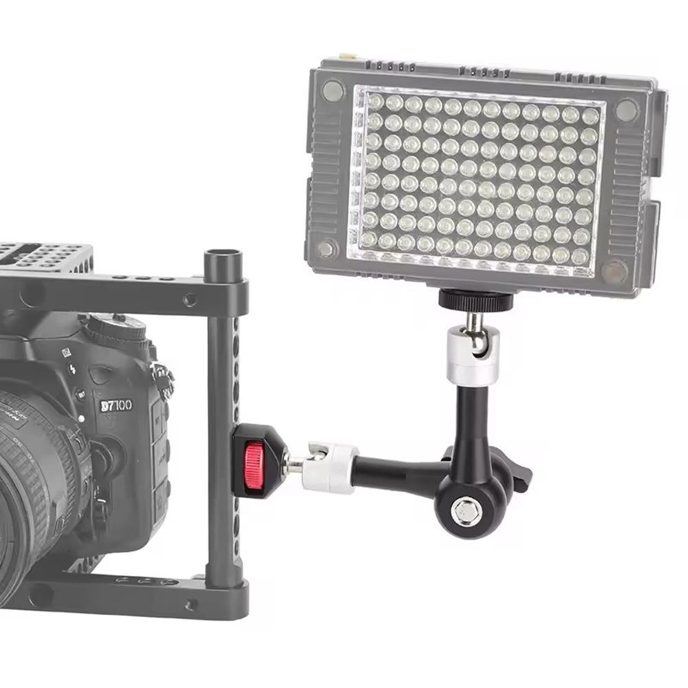 Pxel Articulating Magic Arm Dual 360° Ball Head + 1/4" Thread Screw ...