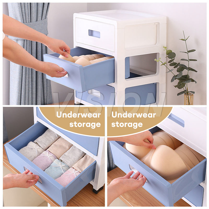 VISION 35cm Drawer Cabinet For Baby Storage Cabinet With Wheels Cabinet ...